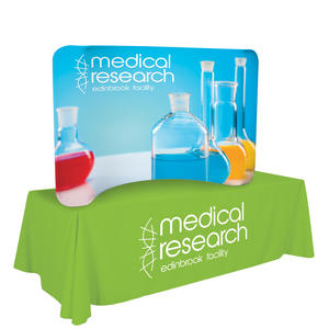 8' EuroFit Bow Table Top Display Kit | Exhibits ETC