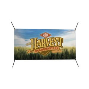 In ground banner post | Exhibits ETC