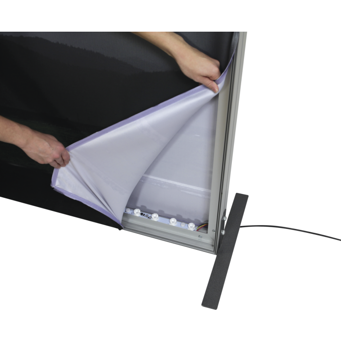 SuperNova LED Lightbox RECTANGLE 05 FABRIC BANNER DISPLAY | Exhibits ...