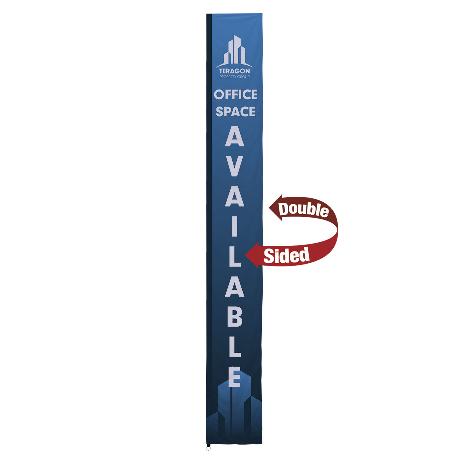 18′ Rectangle Flutter Flag Replacement Flag Double-Sided | Exhibits ETC