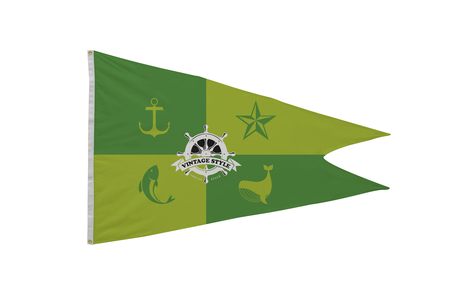 4′ x 6′ Nylon Burgee Flag Single-Sided | Exhibits ETC