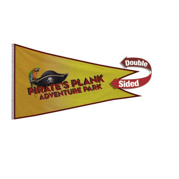 3′ x 5′ Nylon Burgee Flag Double-Sided | Exhibits ETC