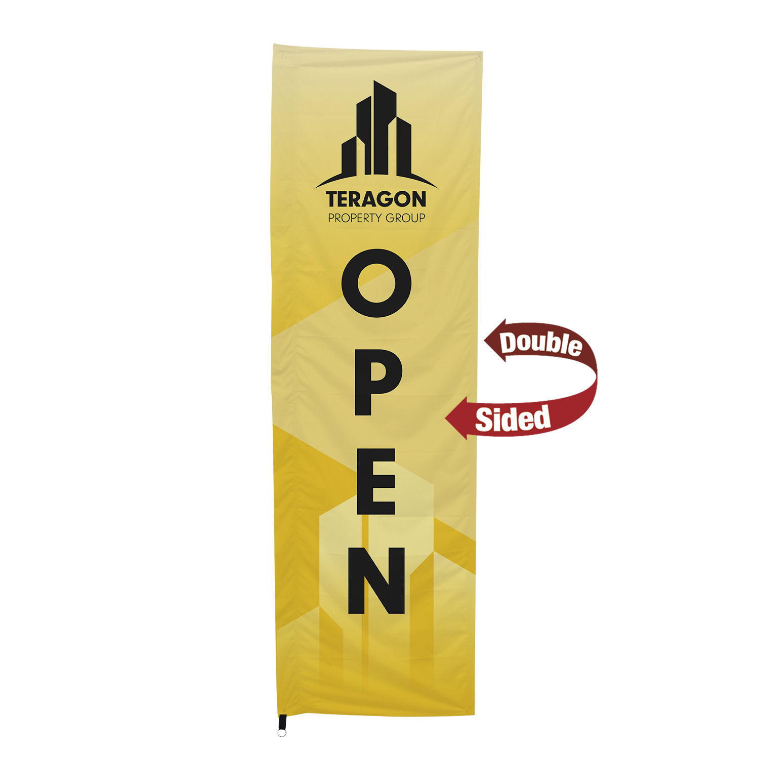 8′ Rectangle Flutter Flag Replacement Flag Double-Sided | Exhibits ETC