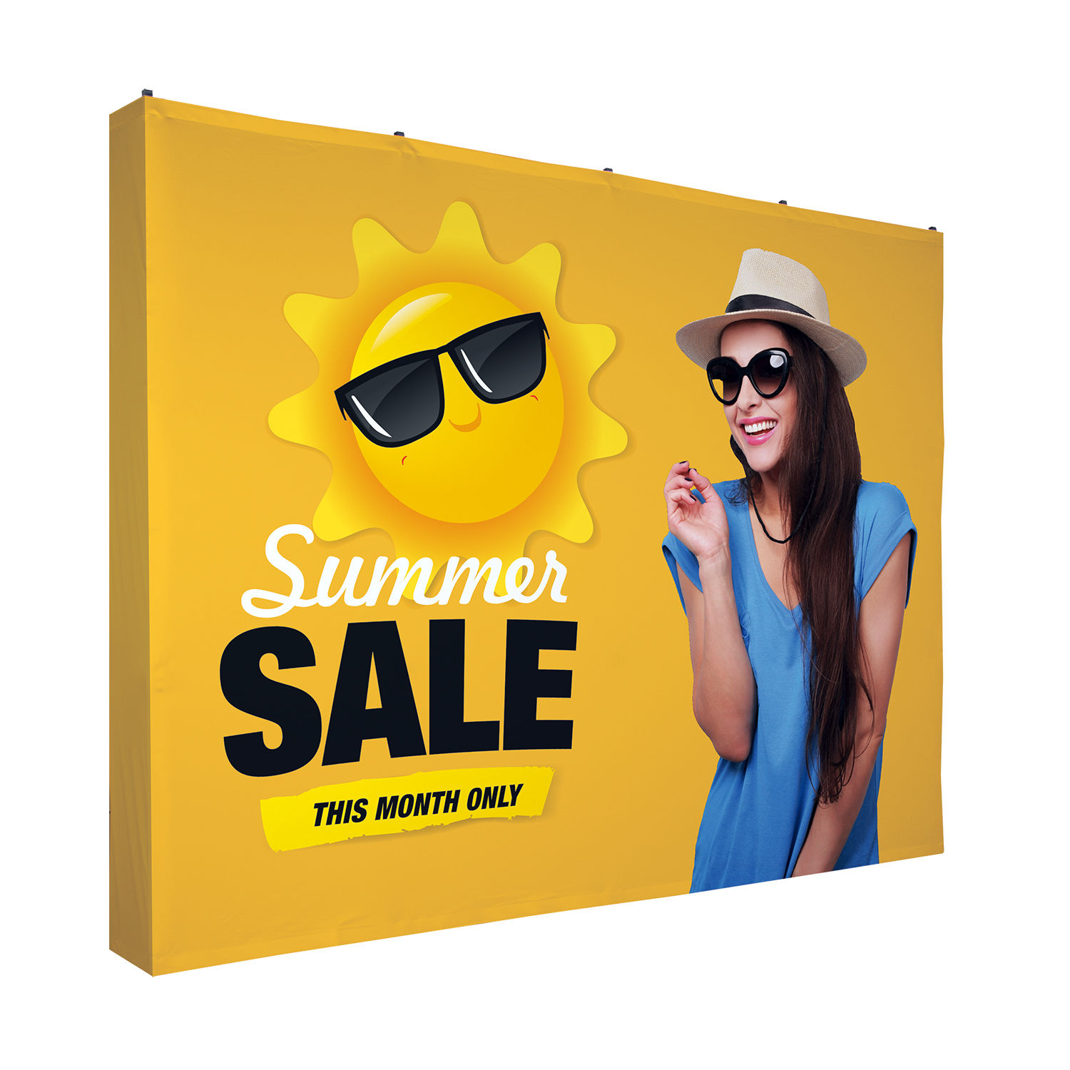 10′ Tall Splash Floor Display Hardware | Exhibits ETC